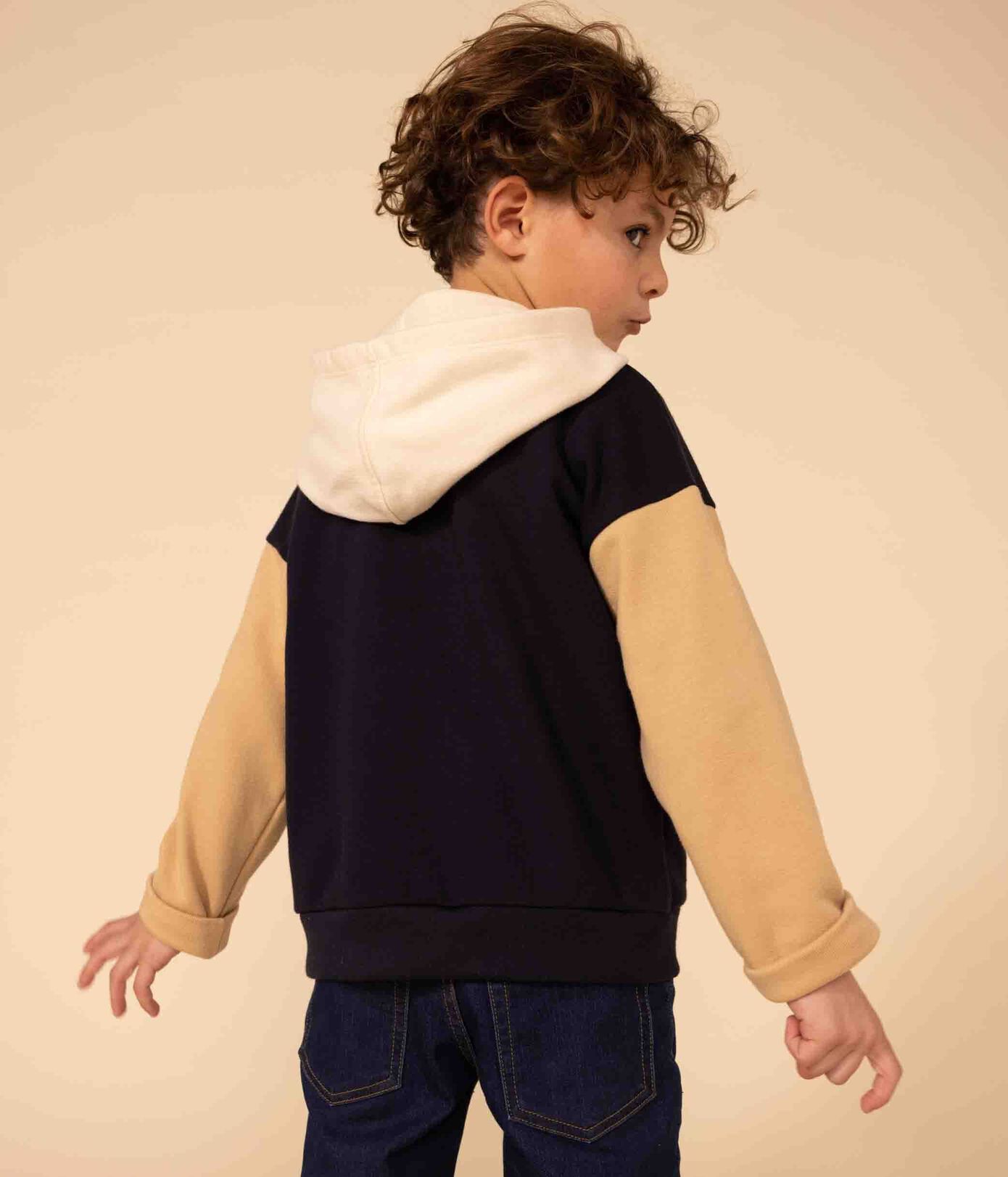 Sweatshirt à capuche enfant garçon SMOKING/MULTICO | Petit Bateau