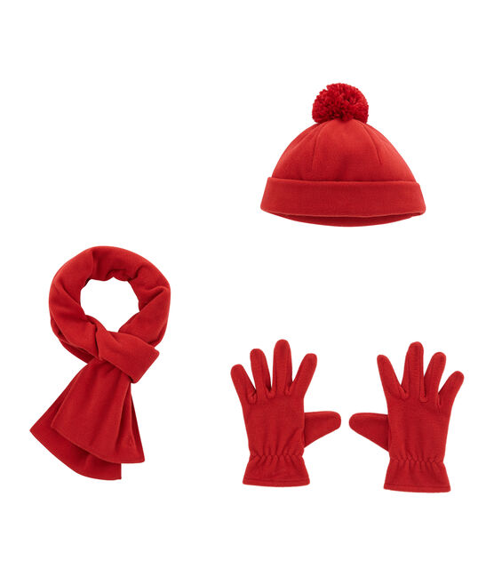 Bonnet, gants et écharpe en polaire | Petit Bateau