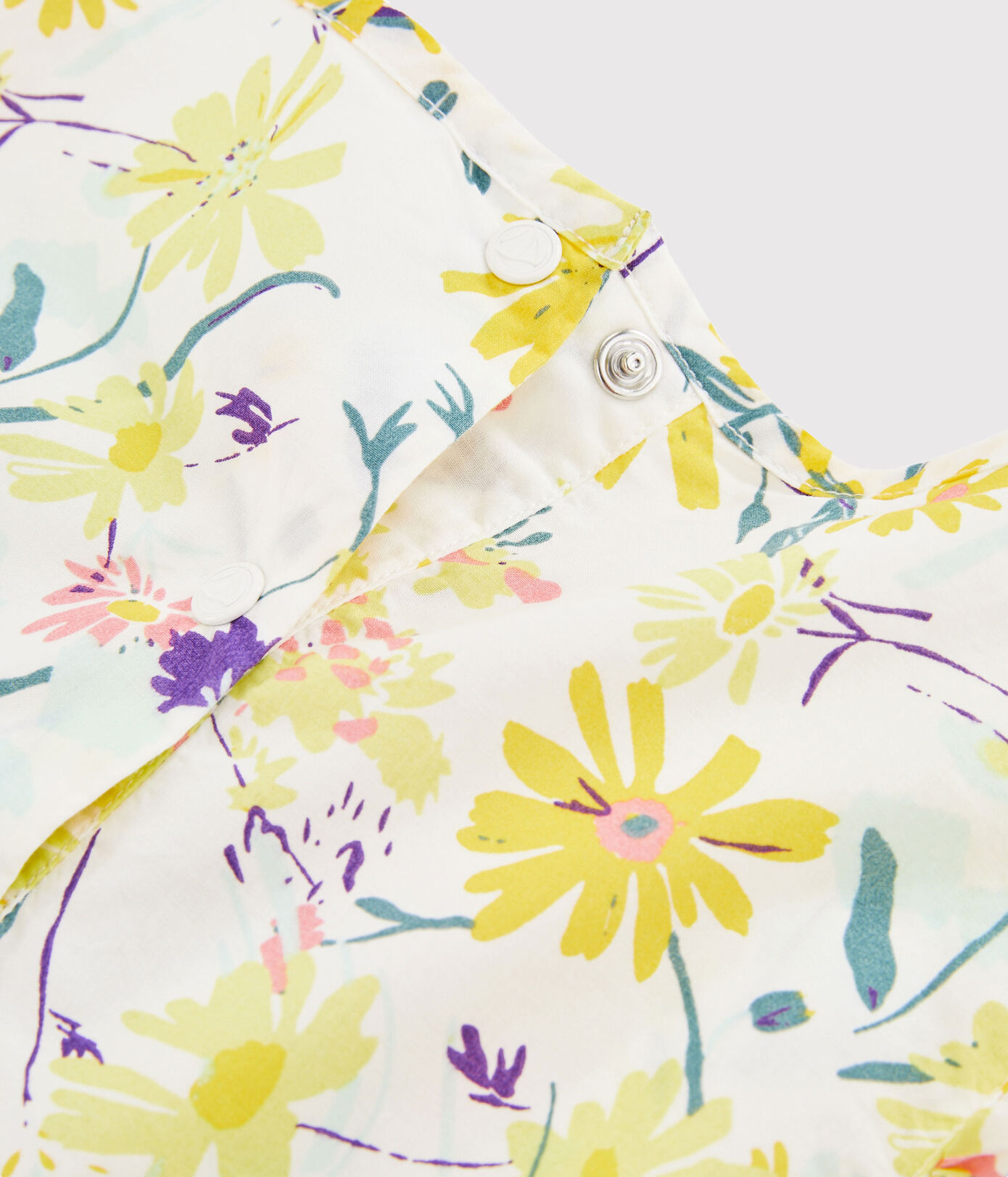 Blouse enfant fille MARSHMALLOW/MULTICO | Petit Bateau