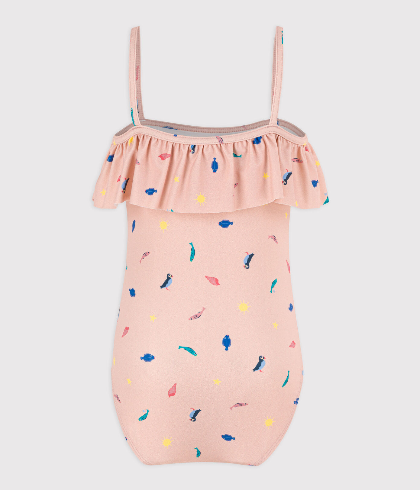 Maillot de bain 1 pièce imprimé enfant fille SALINE/MULTICO | Petit Bateau