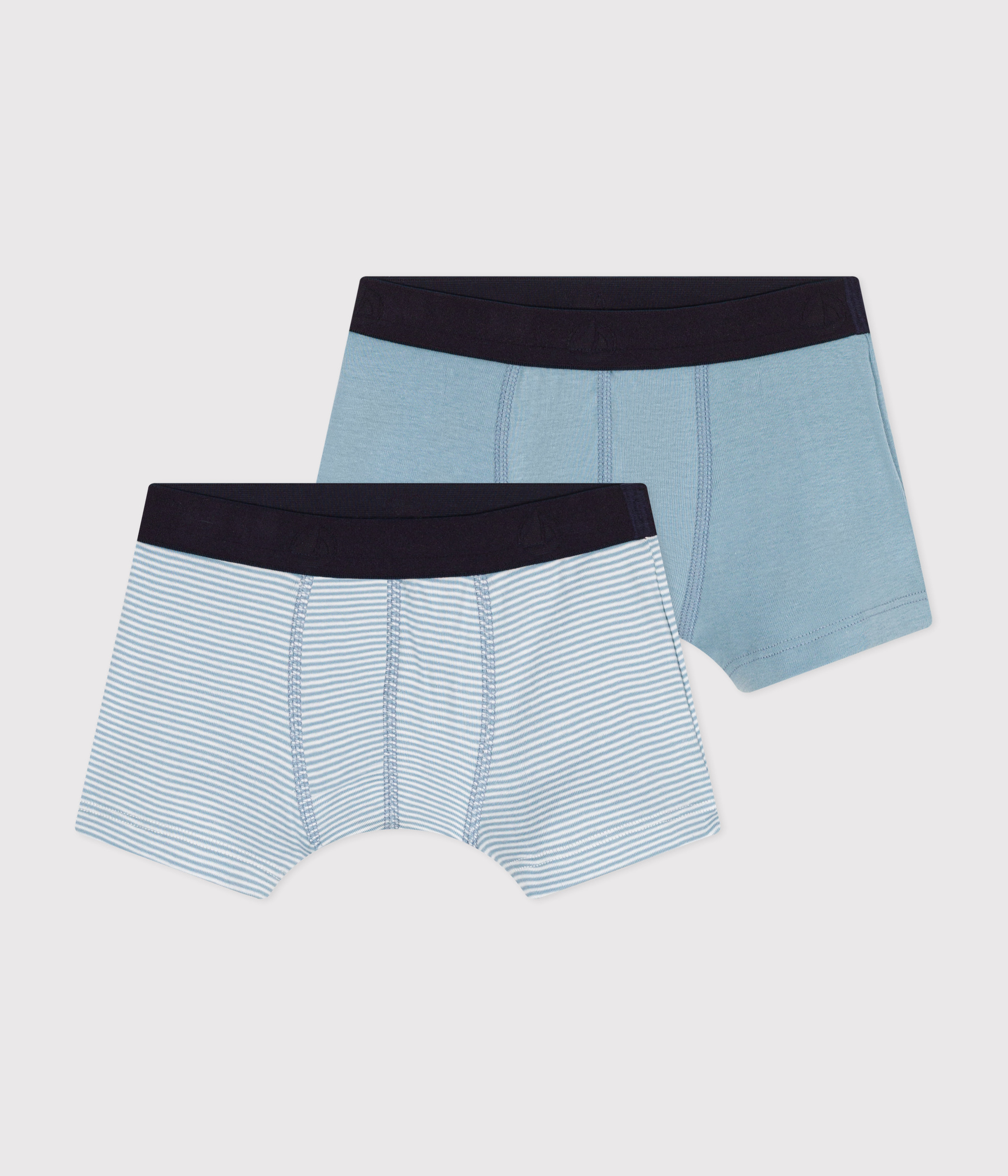 Lot de 2 boxers en coton enfant variante 3 A07TC98 | Petit Bateau