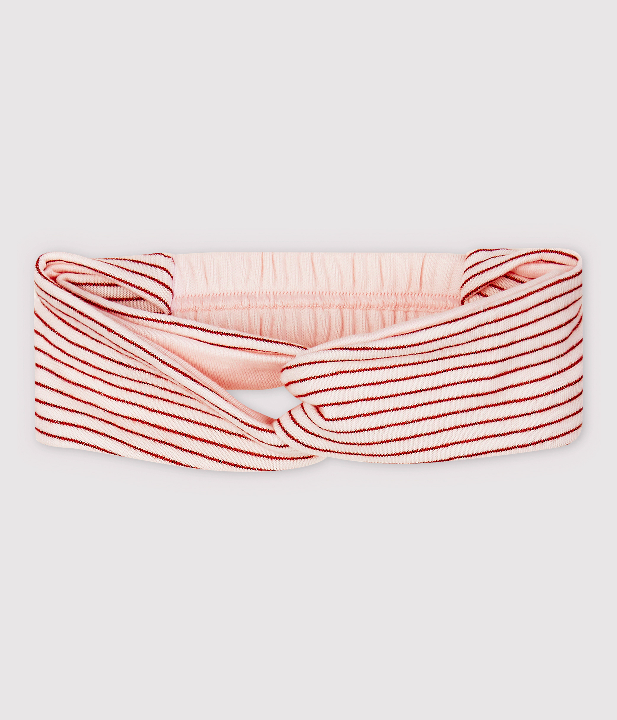 Bandeau rayé en tubique bébé fille FLEUR/COPPER | Petit Bateau
